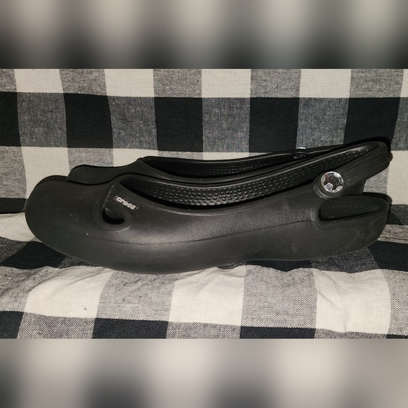 CROCS | Shoes | Crocs Olivia Slingback Flats With Rhinestones | Poshmark